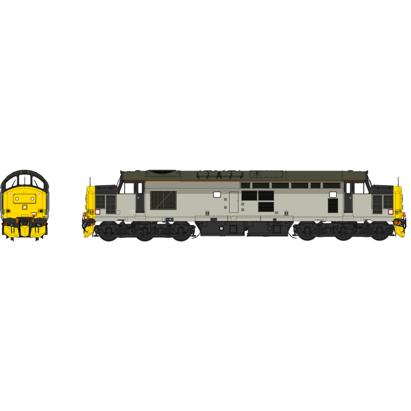 O Gauge Class 37/4 Trainload Freight Unbranded Grey