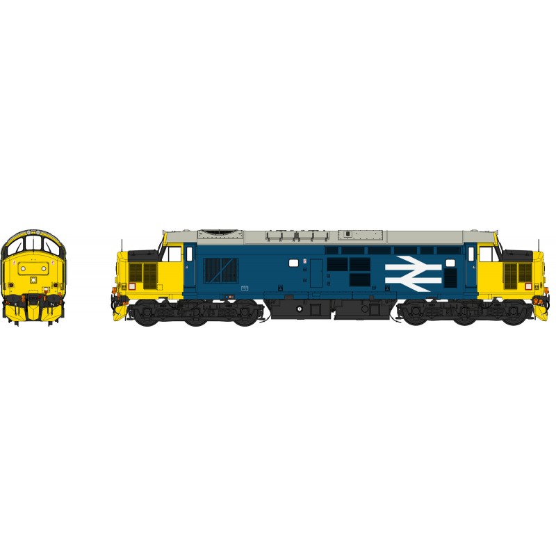 Class 37/4 Unnumbered BR Large Logo Blue
