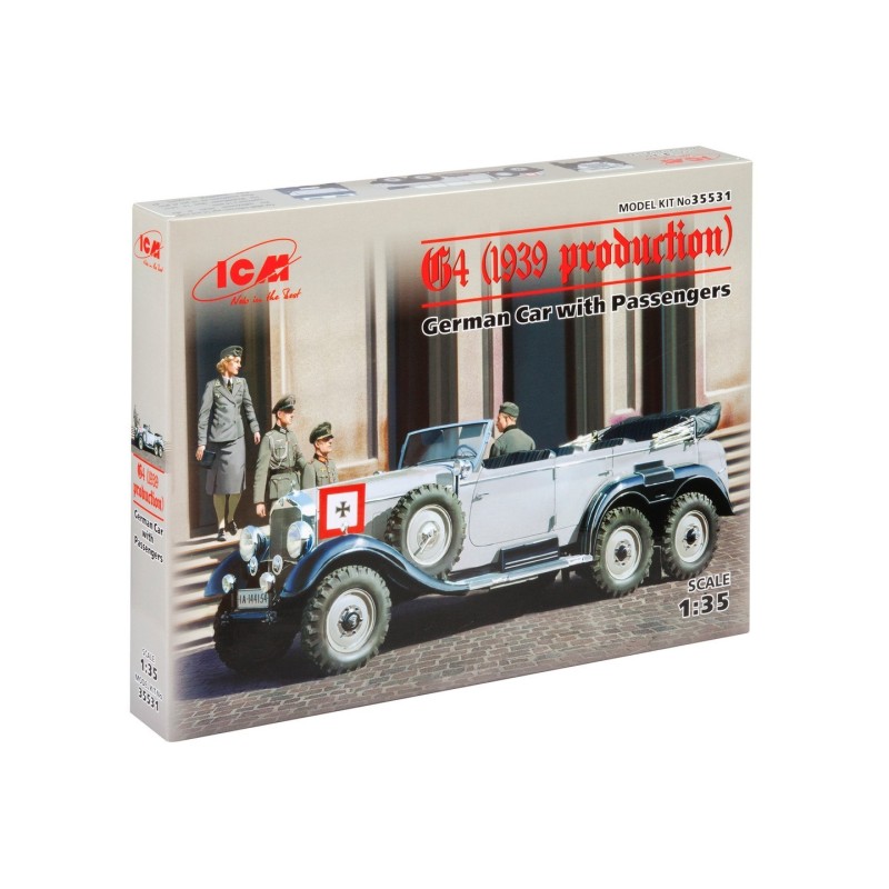ICM35531 - G4 (1939), German Car with 4 Passenger Figures