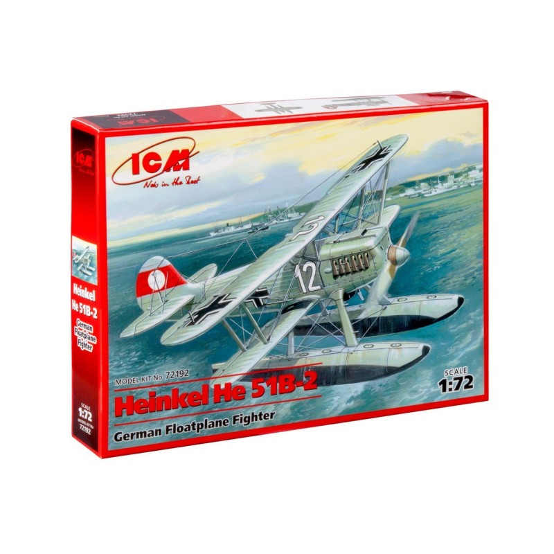 ICM72192 - Heinkel He 51B-2, German Floatplane Fighter