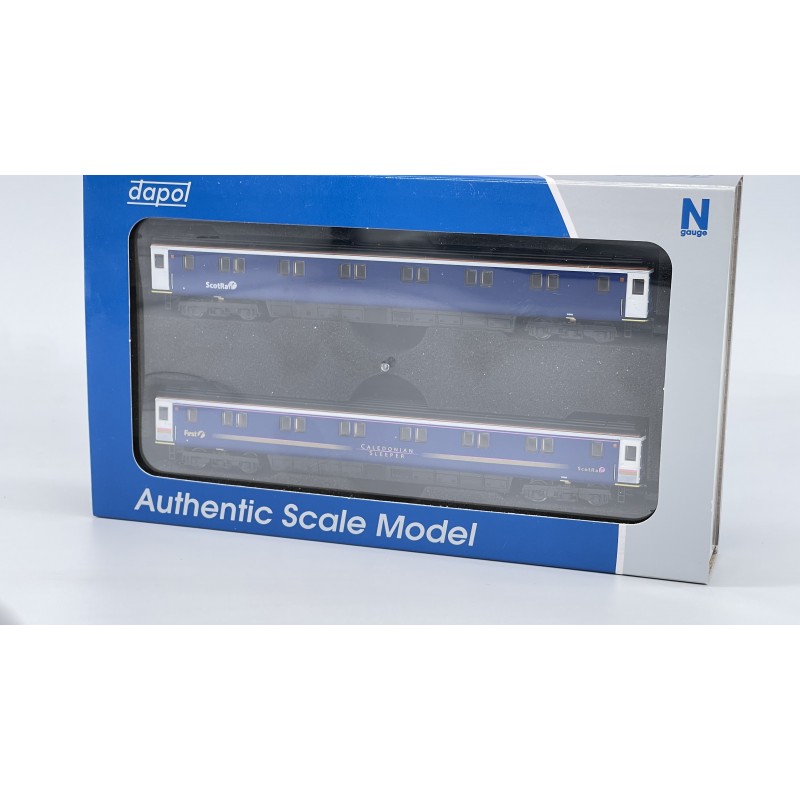 2P-006-KMS3 - N Gauge First Caledonian Sleeper - No Band and Gold ...