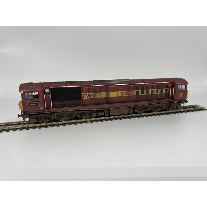 58037 - KMSW - EFE Rail CLASS 58 58037 'Worksop Depot' EWS Livery - KMS ...