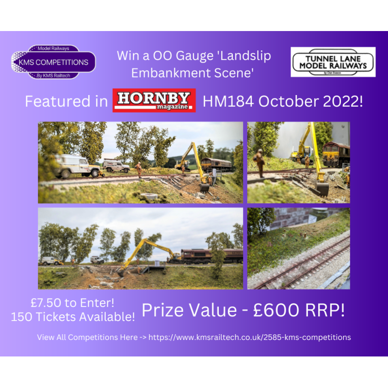 KMS-COMPS-20 - Win a OO Gauge 'Landslip Embankment Scene' from Tunnel ...
