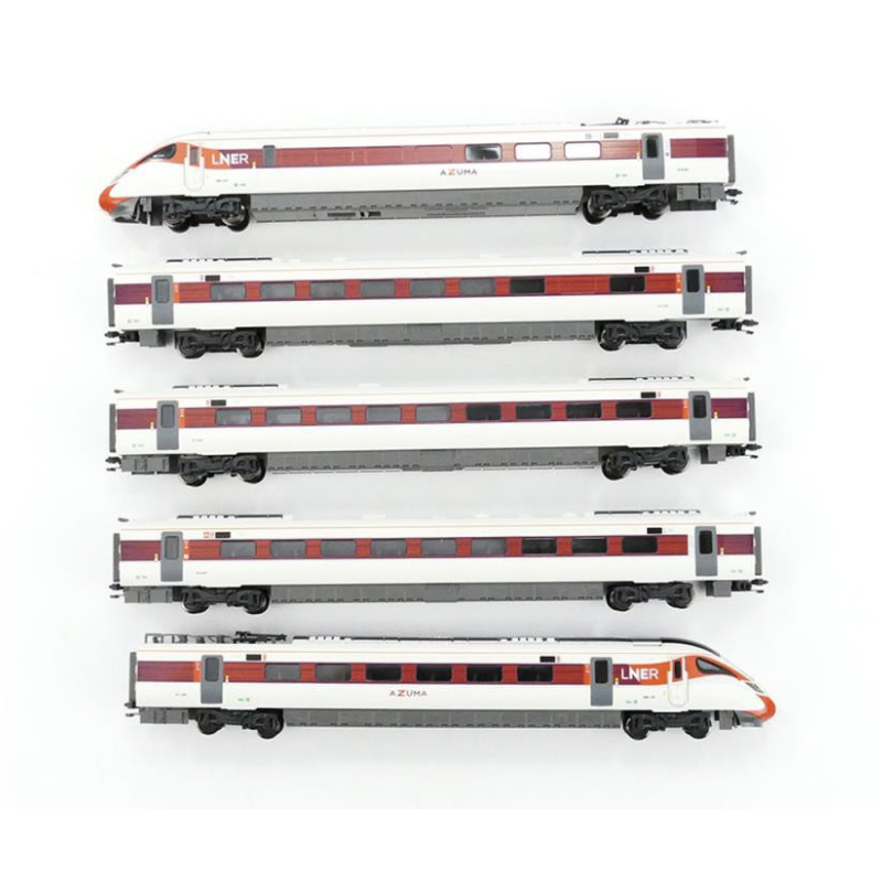 K10-1674D - Class 800 209 LNER Azuma 5 Car Train (DCC-Fitted)