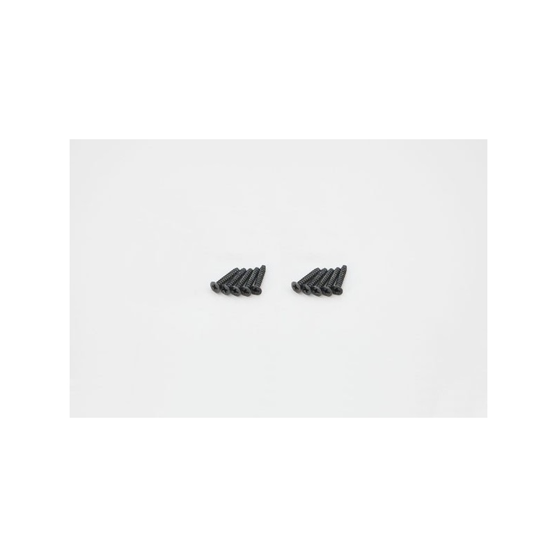 K.1-S33012 - Flat Head Metallic Scrws M3x12mm (10) Kyosho