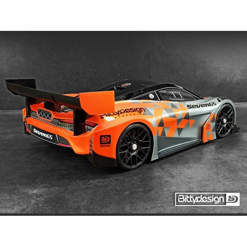 BDGT8-S65 - BittyDesign Seven 65 1:8 GT Body for SWB uncut unpainted