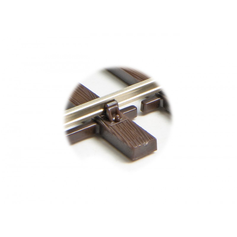 SL-108F - Flex Track C75 Bullhead W-Sleeper/tie