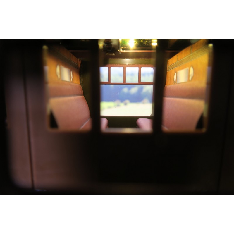 Maroon Coach Set A w CW Bogies - Darstaed 7mm Finescale O Gauge Mk1 ...